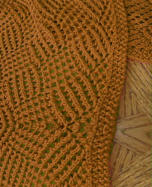 Ravelry: Diagonal mesh scarf pattern by Your Caprici