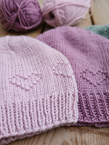 Ravelry: Tiny Heart Children's Hat pattern by YourKnittingroom