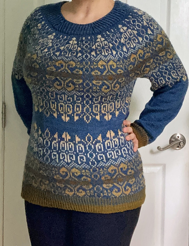 Ravelry: Song Of The Moon Sweater pattern by Zanete Knits