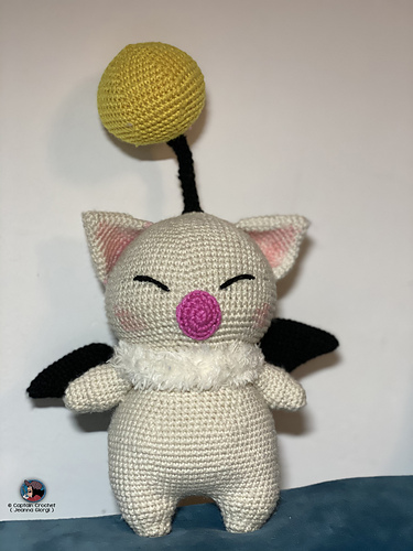Ravelry: Amigurumi Moogle Final Fantasy XIV pattern by Jeanna Giorgi ...