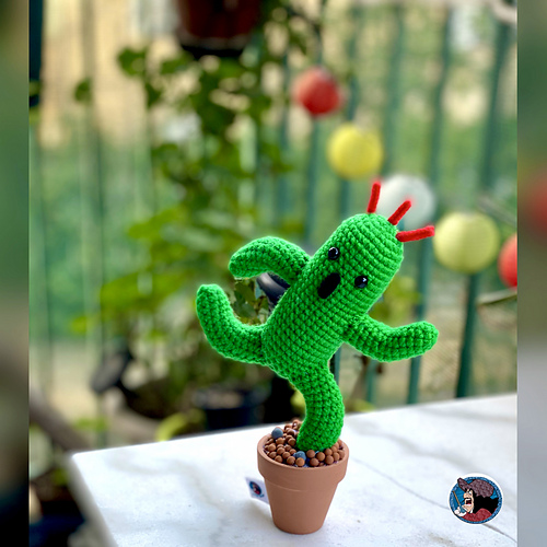 Ravelry: Amigurumi Cactuar Final Fantasy pattern by Jeanna Giorgi ...