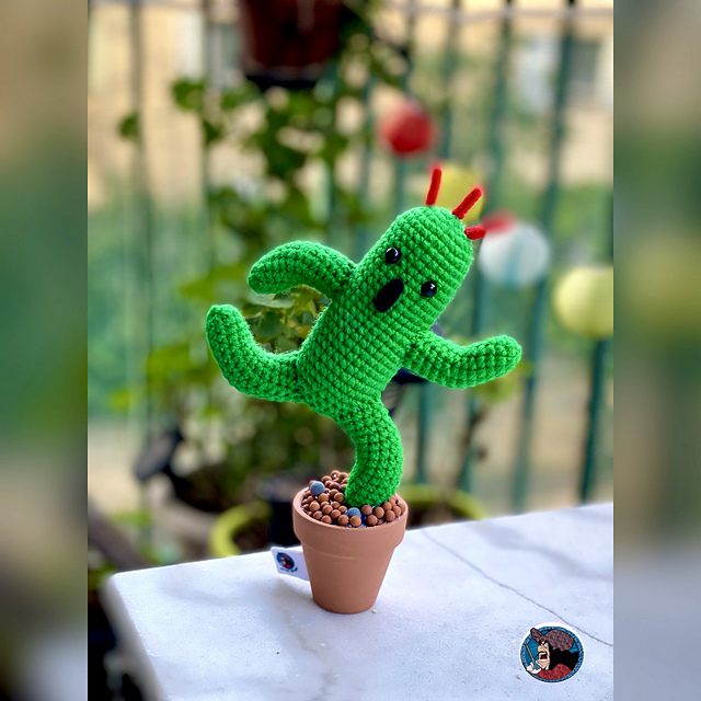 Ravelry: Amigurumi Cactuar Final Fantasy pattern by Jeanna Giorgi ...