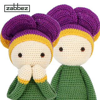 Ravelry: Violet Vicky flower doll pattern by Bas den Braver