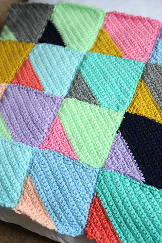 Ravelry: C2C Geometric Crochet Square pattern by Zeens and Roger