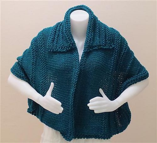 Ravelry: Collared Shawl pattern by Jodi Lemieux