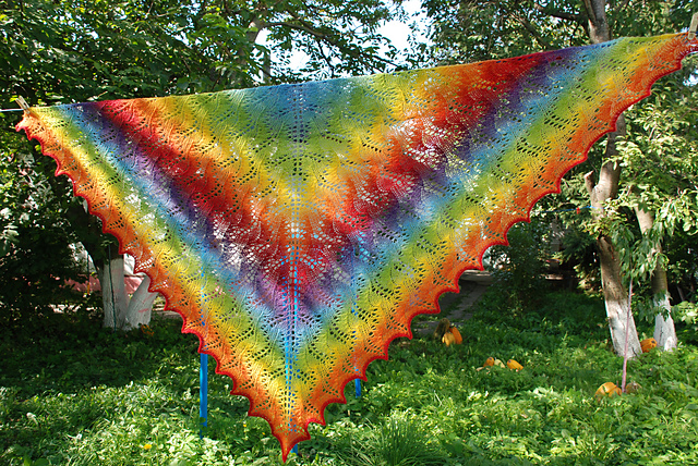 Ravelry: Zhukin's Luna Moth Shawl