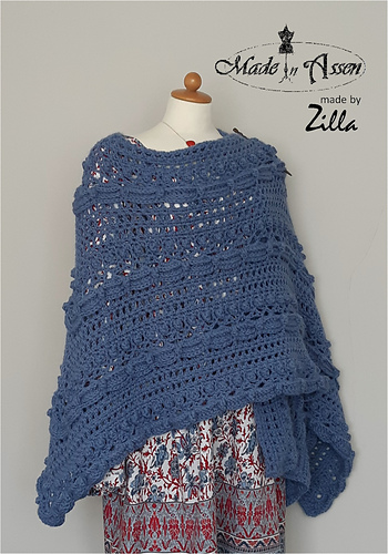Ravelry: Time curve (V-shawl (& poncho) mod Lost in Time) pattern by ...