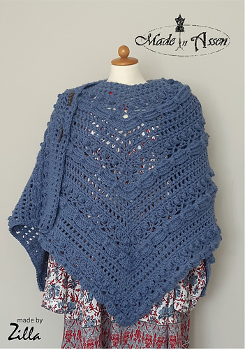 Ravelry: Time curve (V-shawl (& poncho) mod Lost in Time) pattern by ...