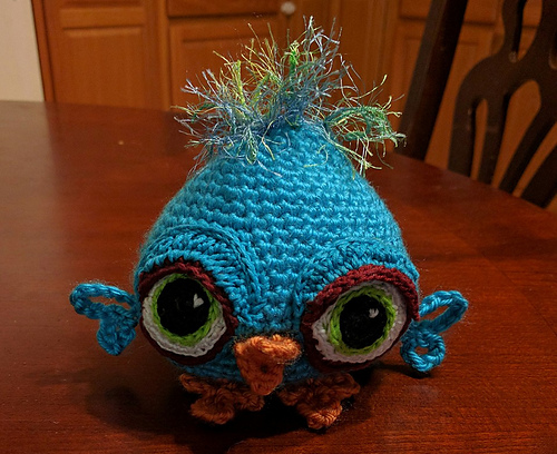 Ravelry: Not So Angry Chick Blue pattern by Greybriar Hollow