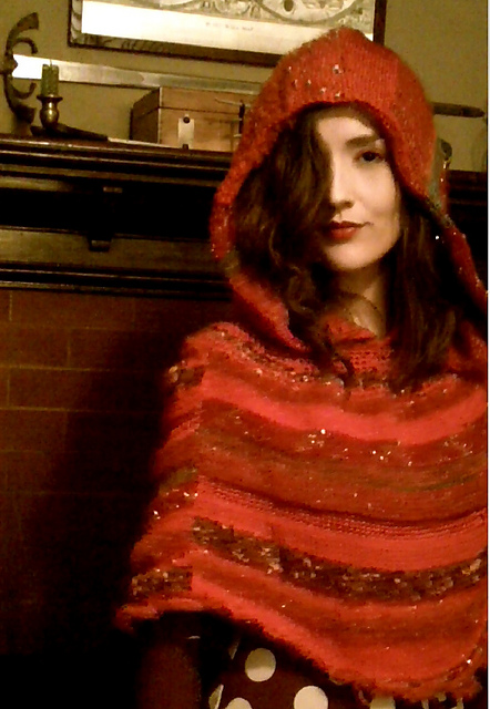 Ravelry: Hooded Riding Capelet pattern by Kt Baldassaro