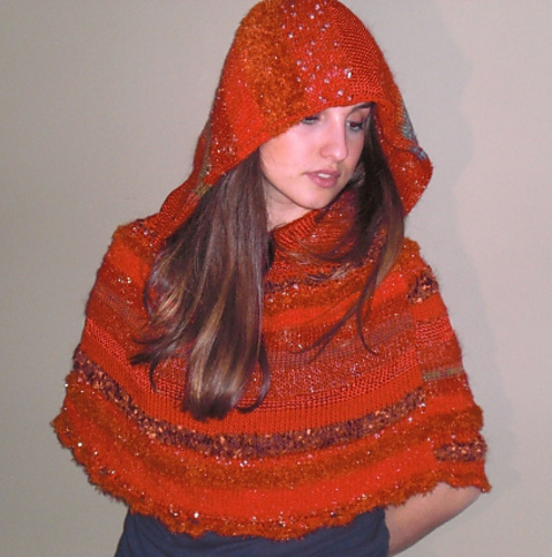 Ravelry: Hooded Riding Capelet pattern by Kt Baldassaro