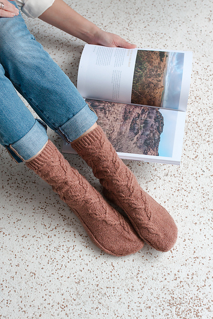 Ravelry: Weeping Willow Socks pattern by Zyaparova Masha
