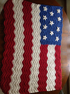 Ravelry: abcmccormick1's Flag Afghan #L30154