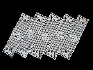 Ravelry: abjCrochet's Netful of Butterflies Dresser Scarf