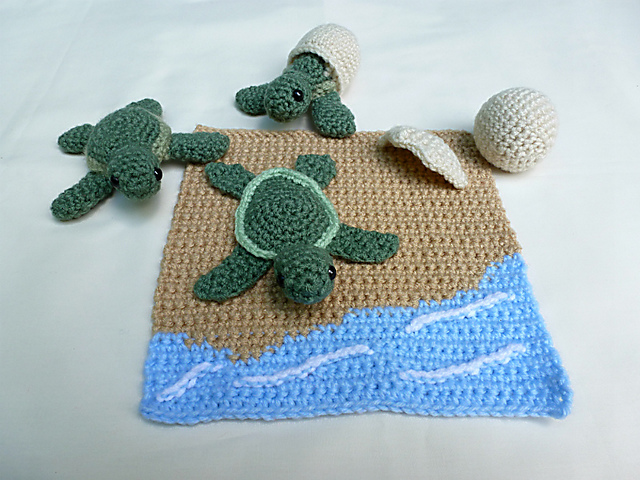 Ravelry: abjCrochet's Baby Sea Turtle Square