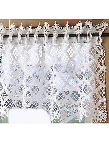 Ravelry: Diamond Lace Valance pattern by Josie Rabier