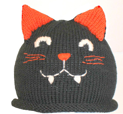 Ravelry: Halloween Cat Hat pattern by Angela Juergens
