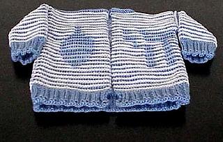 Ravelry: Judaica Baby Jacket Illusion Knit Pattern Jewish pattern by ...
