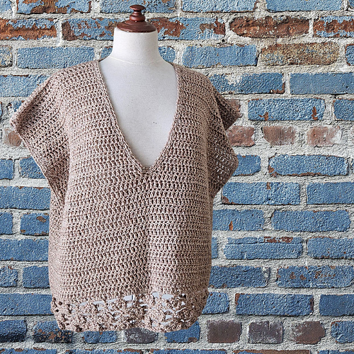 Ravelry: Bloom sleeveless vest pattern by ACCROchet