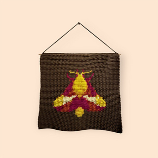 Ravelry: Rosy Maple Moth Tapestry pattern by T.J. Paine