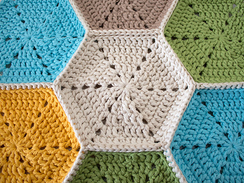 Ravelry: Hexagon Table Runner pattern by Marinke Slump