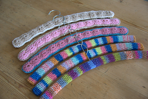 Ravelry: Simple Coat Hanger Cover pattern by Andrea Denby