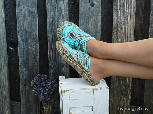 Ravelry: Women Cross Strap Clogs pattern by Adriana M.