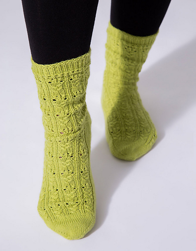 Ravelry: Cactus Flower Socks pattern by Laura Fahlin