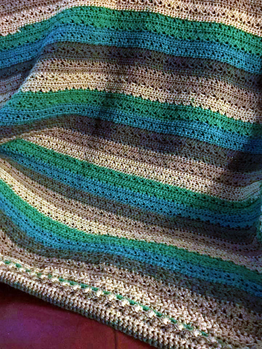 Ravelry: Lacey Afghan Throw pattern by Amy Fox of Foxwood Designs