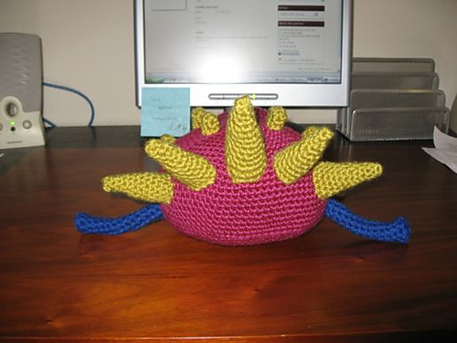 Ravelry: Zoomer from Metroid pattern by Anne Gee White