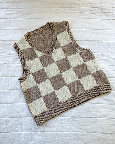 Ravelry: Checkered Vest pattern by Andrea Gaughan