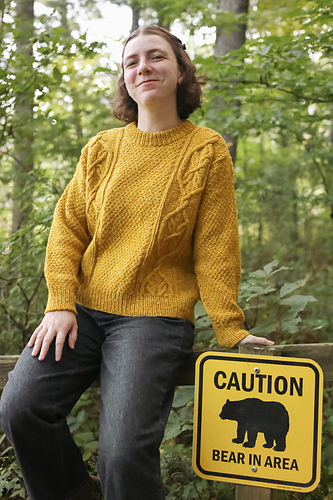 Ravelry: Réalta Pullover pattern by Andrea Gaughan