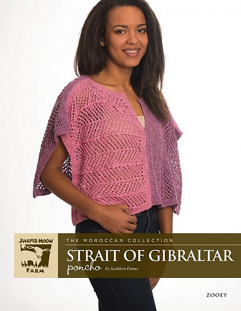 Ravelry: Strait of Gibraltar Poncho pattern by Kathleen Dames