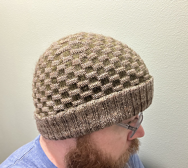 Ravelry: Double Knit Basket Weave Hat pattern by Aaron Griswold