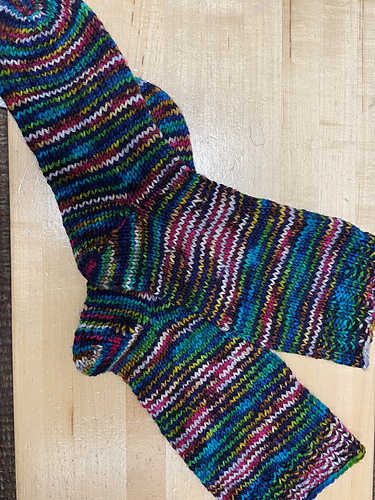 Ravelry: Simple Toe-Up Socks in Four Sizes pattern by Kim Brody Salazar