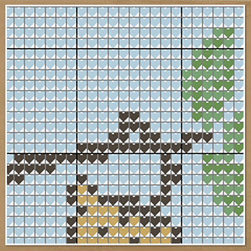 Ravelry: lil' monkey chart pattern by Jenna Greer