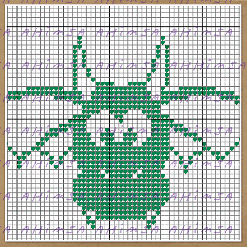 Ravelry: dragon chart pattern by Jenna Greer