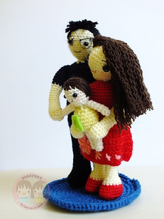 Ravelry: Family portrait : father, mother and baby pattern by ...