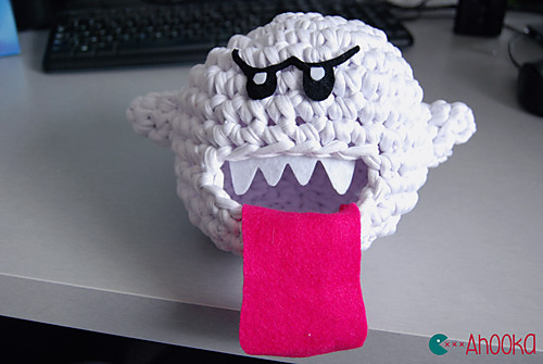 Ravelry: T-shirt yarn Boo (Mario) pattern by Ahooka Migurumi