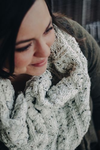 Ravelry: The Scarlett Braided Infinity Scarf pattern by Jazzy Steele