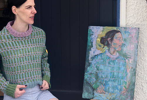 Ravelry: Abstracta Pullover pattern by Ailbíona McLochlainn