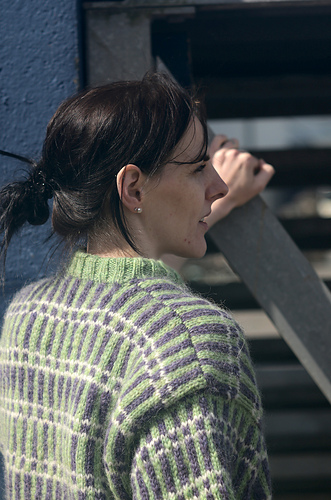 Ravelry: Abstracta Pullover pattern by Ailbíona McLochlainn