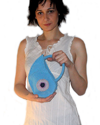 Ravelry: Teardrop Bag - with round handles and sunflower pattern by ...