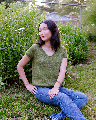 Ravelry: Slightly Sassy V pattern by Aimee Sher
