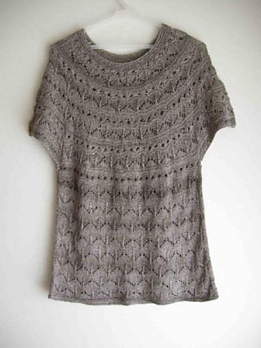 Ravelry: #29 Top Down Round Yoke Sweater with Openwork pattern by Keiko ...
