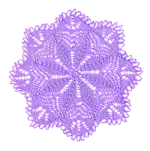 Ravelry: Purple Doily pattern by Andrea Jurgrau