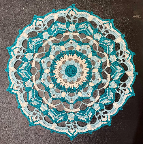 Ravelry: Blueberry Hill Mandala pattern by Karin Åshammar/Virklust