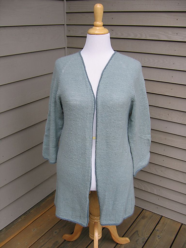 Ravelry: Unpattern Top Down Raglan Cardigan pattern by A. Karen Alfke