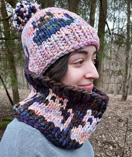 Ravelry: Sittin' Kitten Cowl and Hat pattern by Amanda Newlin of Bean ...