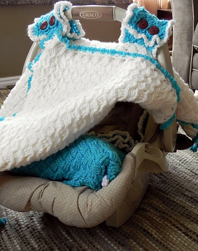 Ravelry: Woven Car Seat Set - patterns